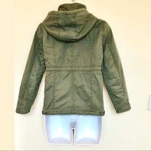 Full Tilt | Jackets & Coats | Full Tiltolive Utility Hoodie Jacketxl ...